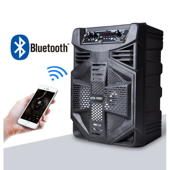 KTS-1090C Bluetooth Speaker with Mic and FM | Daraz.com.bd