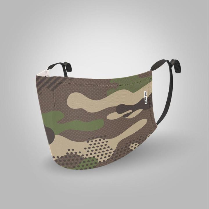 Three Layer Maskyou Fashionable Camouflage Face Mask | Daraz.com.bd