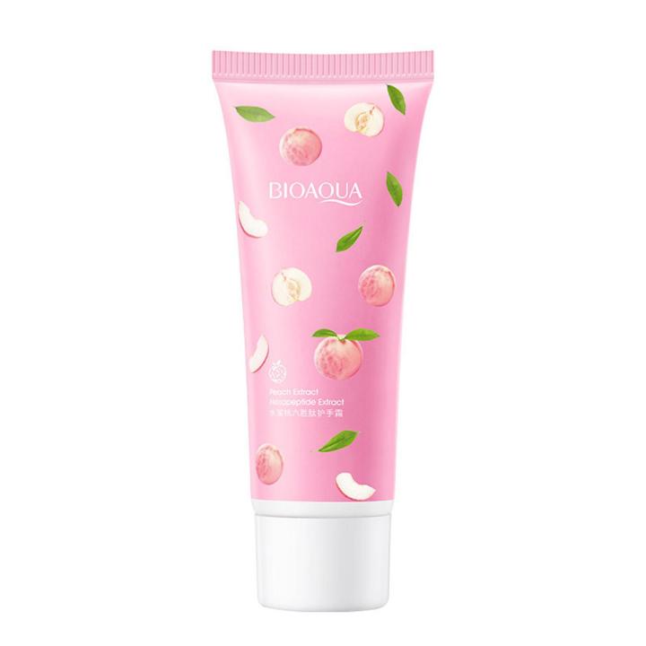Bioaqua peach lactic acid bacteria hand cream essence hand cleaning ...