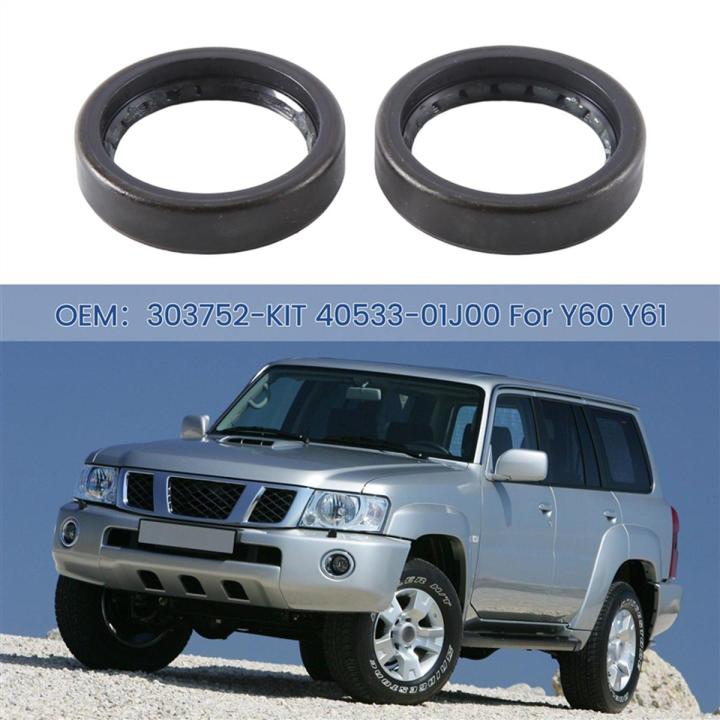2Pcs Front Axle Seal Oil Seal Kit Replacement Parts for Nissan Patrol ...