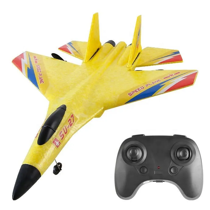 SU27 Toy racing RC airplane aircraft model glider Foam air plane anti ...