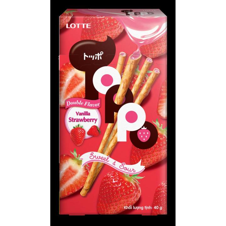 Toppo Strawberry 40g ( 10 box /tray x 6 tray/carton) | Daraz.com.bd