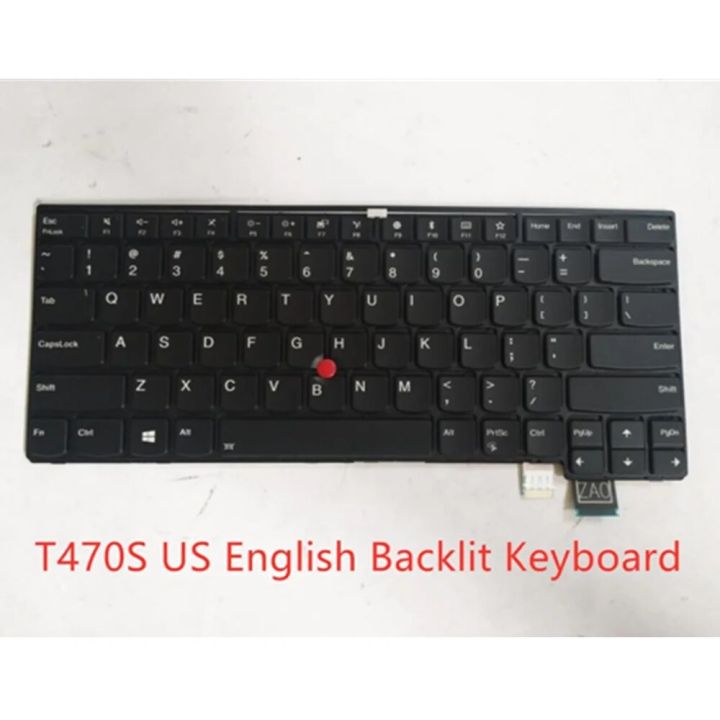 New Original for Lenovo Thinkpad T460s T470S US English Backlit ...