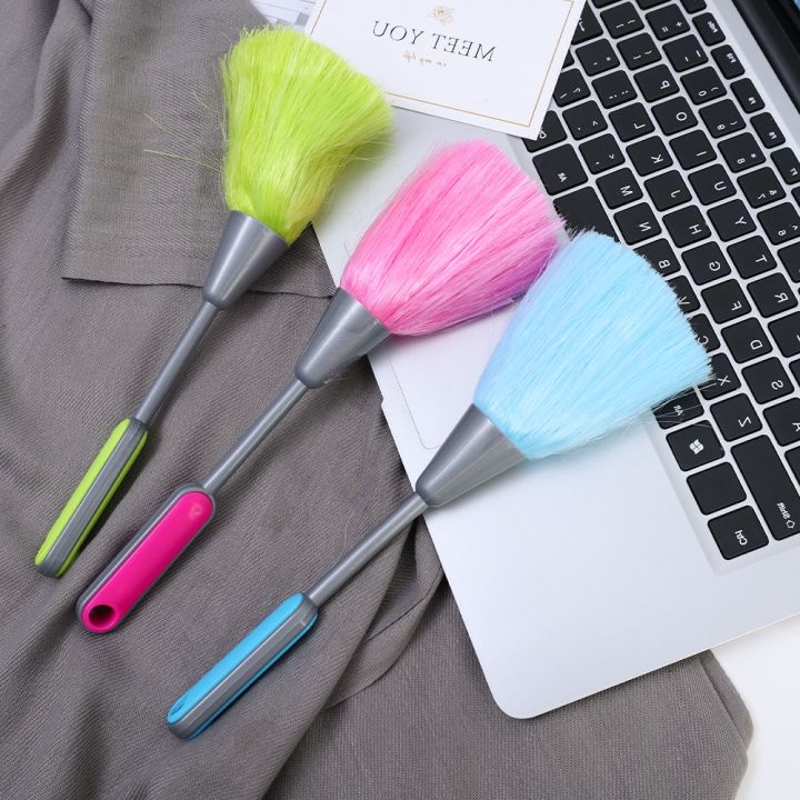 Soft Microfiber Dusting Brush Desktop Duster Remover Supplies Home ...
