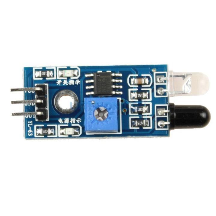 2 LED IR Obstacle Sensor Trans-mitter & Rece-iver IR Obstacle Sensor ...