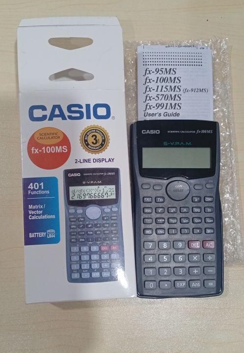 Fx-100Ms Scientific Calculator With 401 Functions and authentic quality ...
