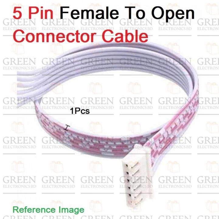 5 Pin Female To Open Connector Cable | Daraz.com.bd
