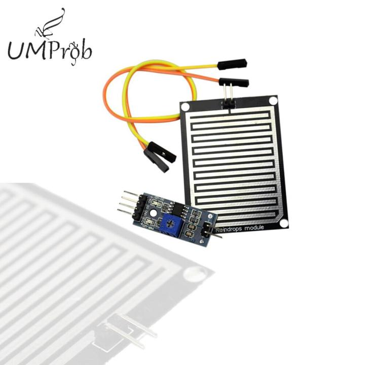 【happy one】3.3-5V Water Detection Rain Weather Humidity Sensor for ...