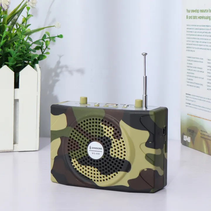 25W Hunting Speaker Bird Caller Predator Sound TV Audio Decoy MP3 ...