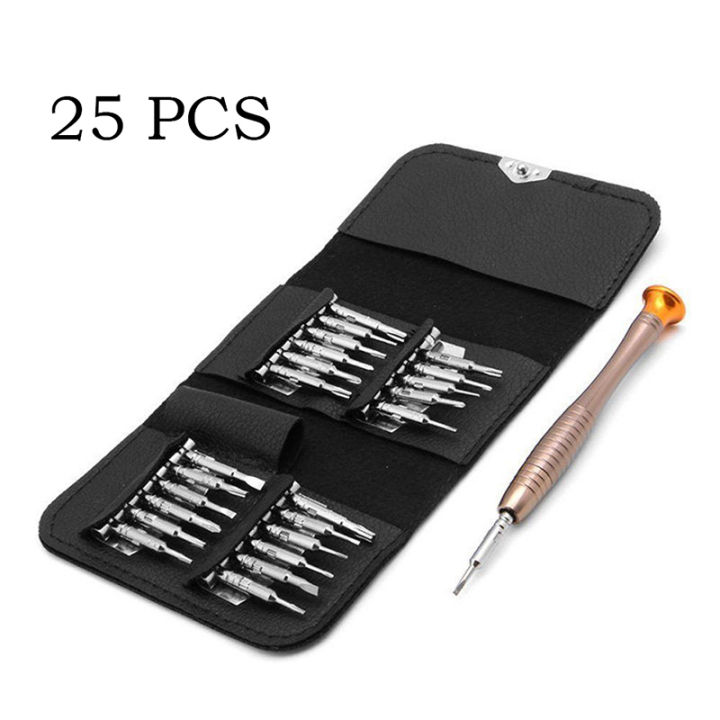 1 Set 25 in 1 Precision Screwdriver Wallet Kit Tool For Macbook Air ...