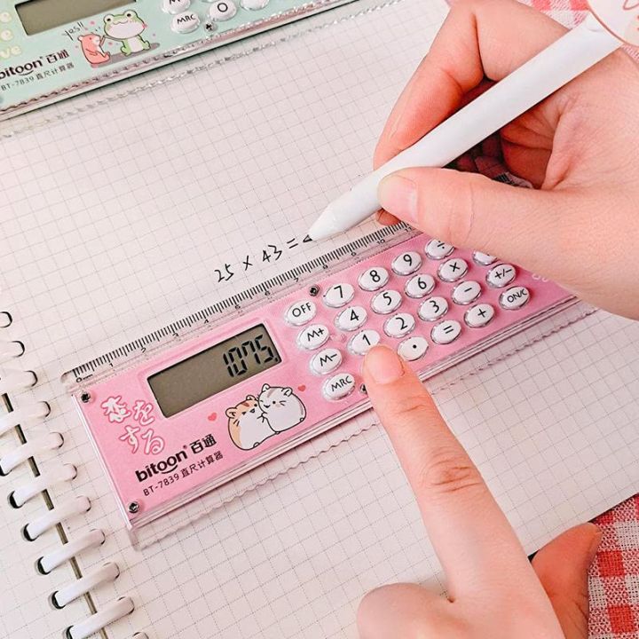 Multifunction Ruler & Calculator 2in1- 2024 | Daraz.com.bd