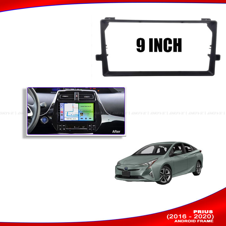 PRIUS 2016+ Car Android player frame, Car Stereo Player CD Trim Frame ...