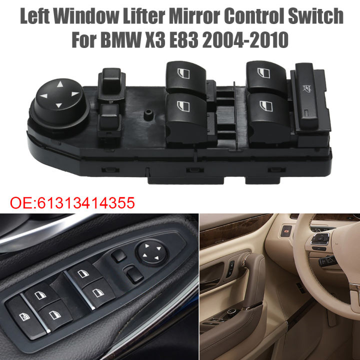 Left Driver Window Lifter Mirror Switch Control Unit For BMW E83 X3 ...