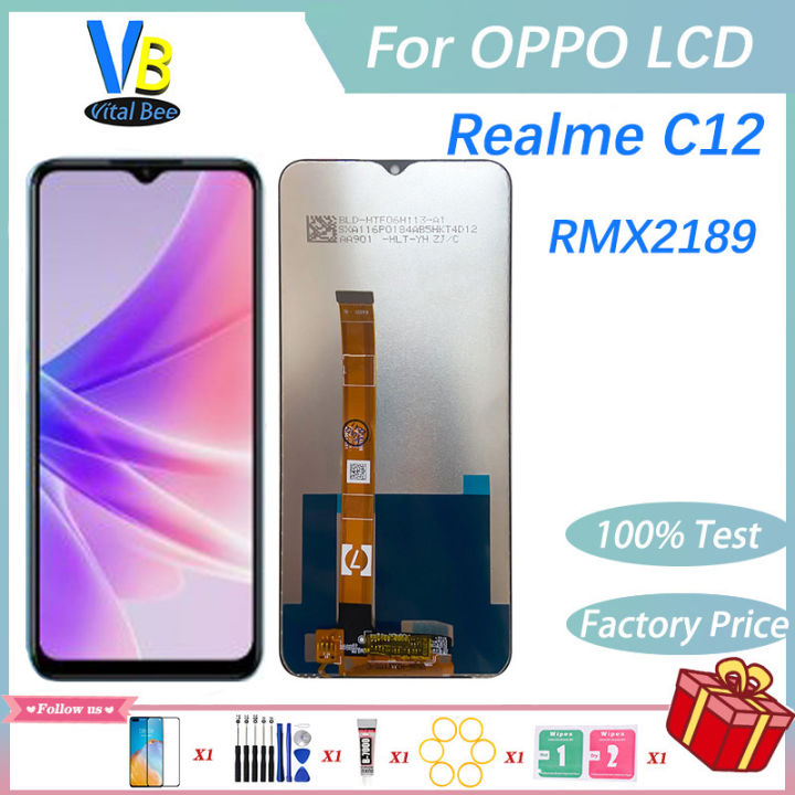 100% Tested LCD For Realme C12 LCD Display Touch Screen Digitizer ...