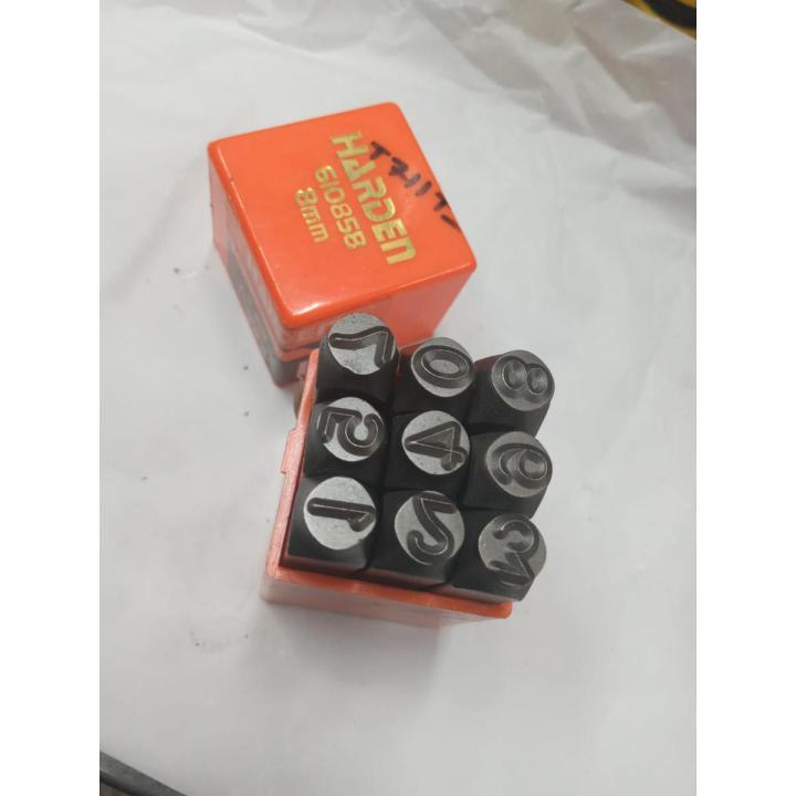 Number Punch Set 8mm HARDEN BRAND | Daraz.com.bd