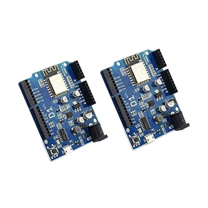 ICQURBT 2PCS Wemos D1 for Arduino Uno WiFi Shield for ESP8266 ESP-12E ...