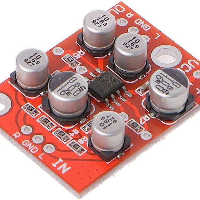 AD828A Stereo Pre-Amplifier Board OP-Amp Chip Single Power Supply 5V DC | Daraz.com.bd