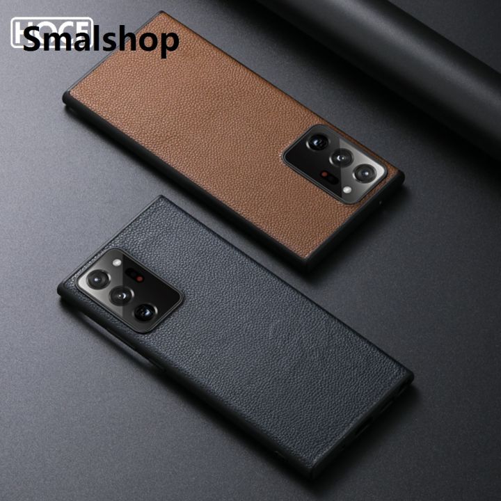 Smalshop HOCE Retro Lychee Pattern Leather Phone Case For Galaxy S20 ...