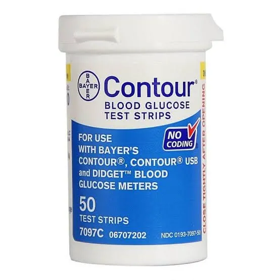 Contour Glucometer Test STRIPS 50 Pcs | Daraz.com.bd