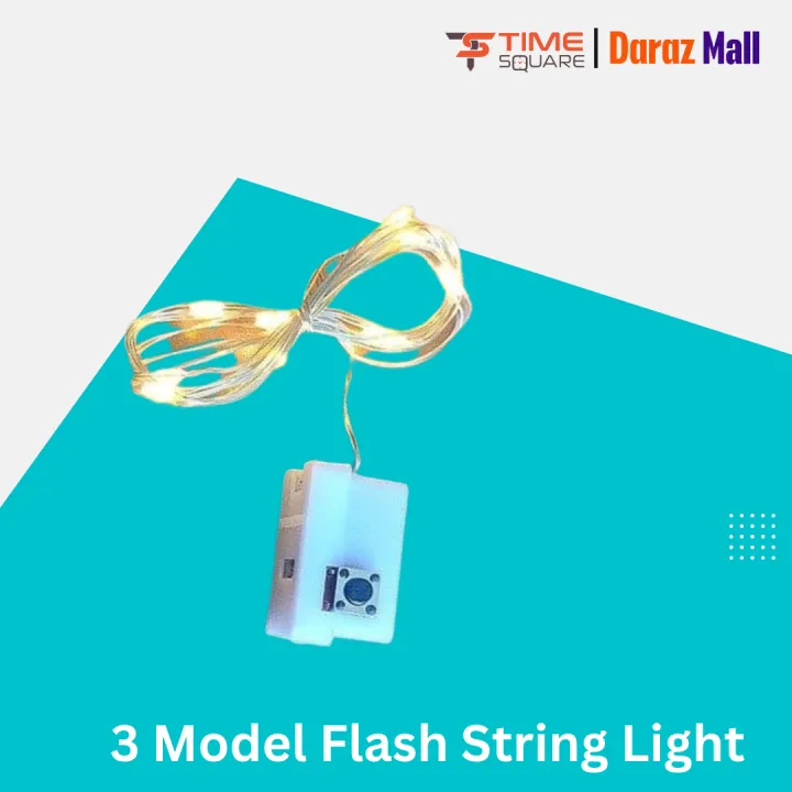 2M 20Led Mini Micro Copper Wire Light Battery Operated Led Strip String ...