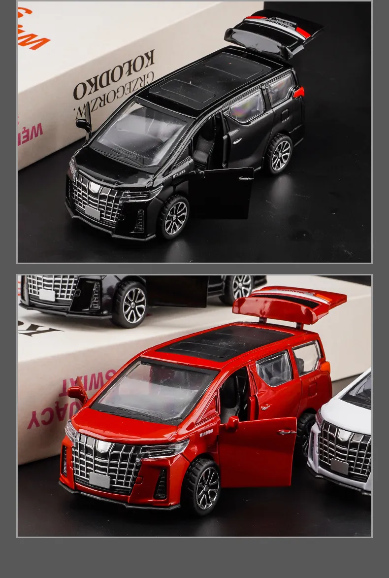 Toyota Alphard 1:36 alloy Children's toys baby educational Warrior toy ...