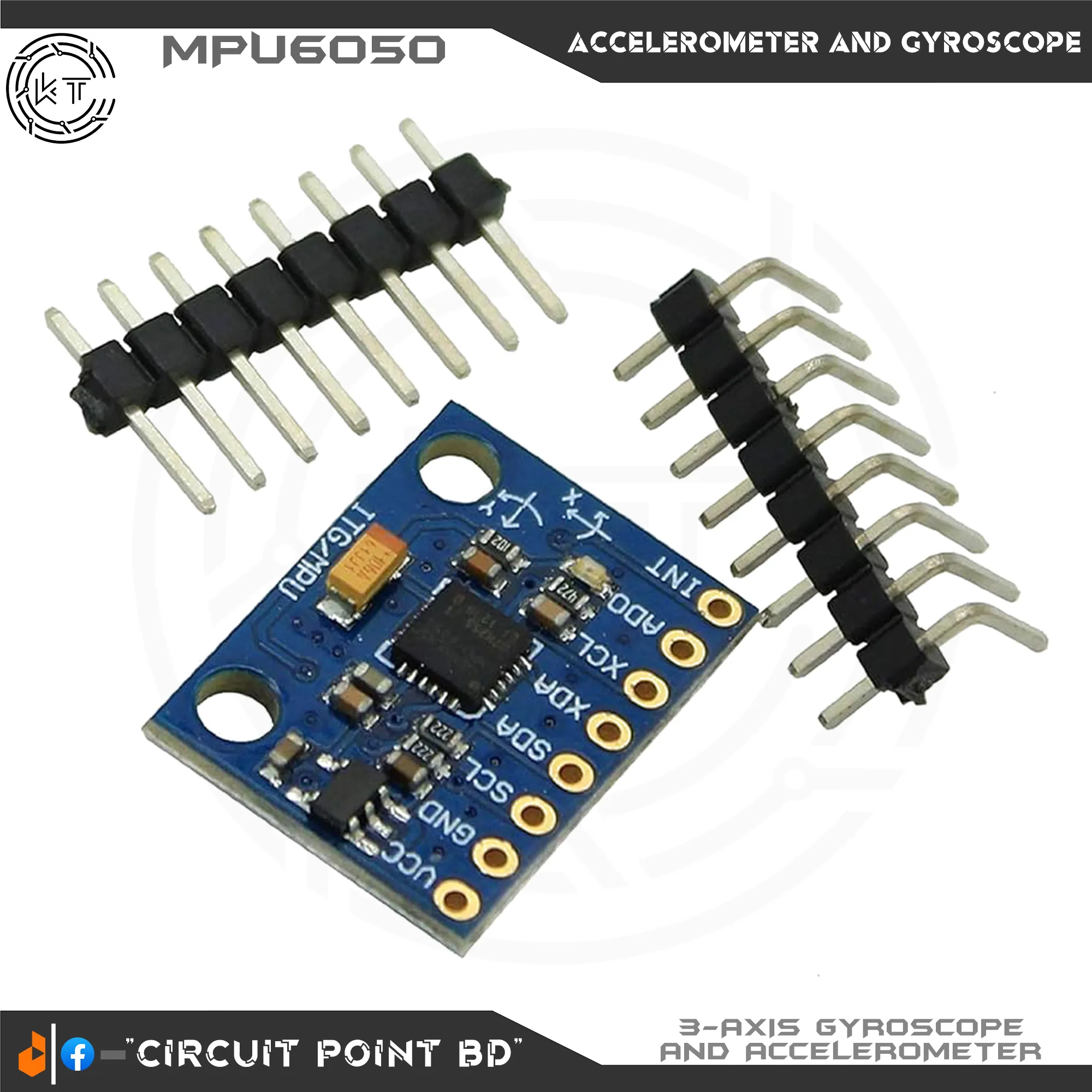 MPU6050 MPU-6050 3 Axis Gyro Sensors + 3 Axis Accelerometer Sensor ...