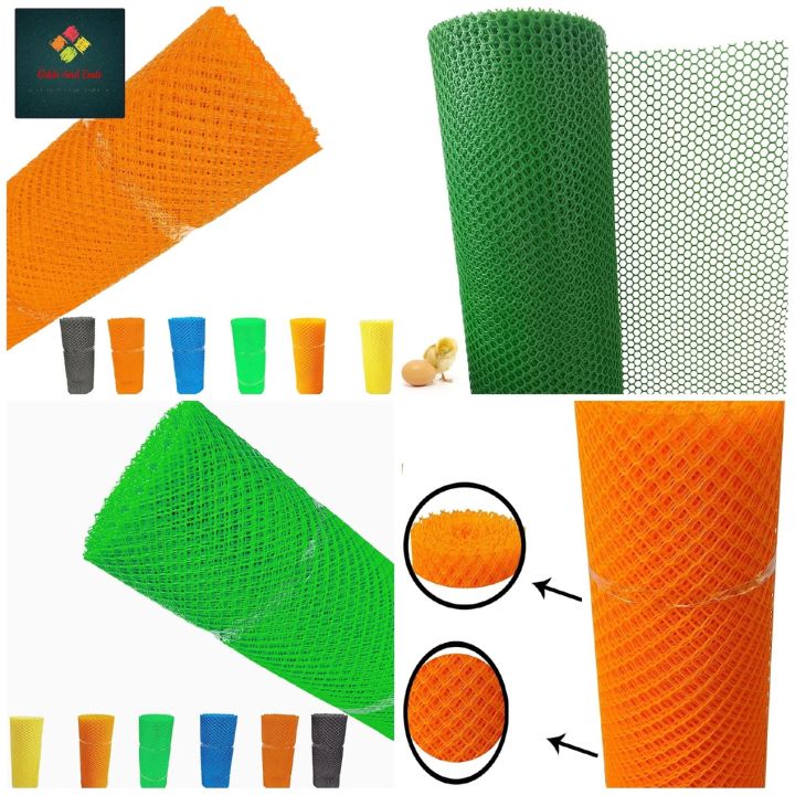 Polyvinyl Chloride-PVC 1 Inch Plastic Garden Fencing Net (3 x 4) Ft/(36 ...
