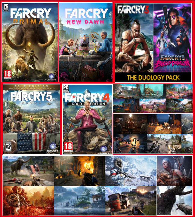 Far Cry Pc Game Collection Total 5 Games Campaign Gameplay, Pc games ...