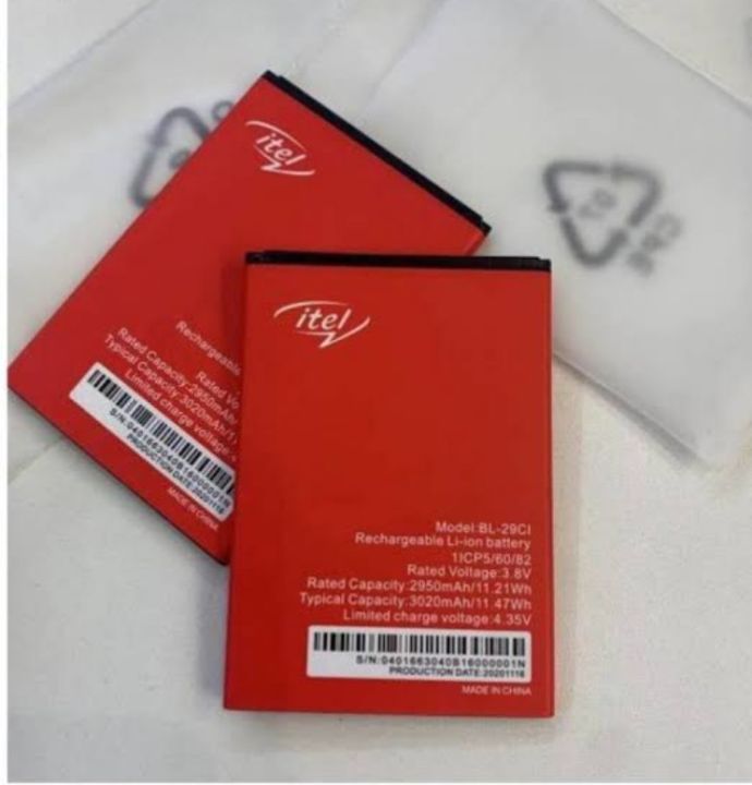 Mobile Battery For iTel A26 , A25 , A25 Pro , A36, Battery BL-29CI | Daraz.com.bd