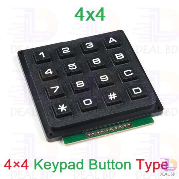 Keypad Telephone Style 4x4 16 Button Membrane Switch Matrix Array Keyboard Keypad Module Use Key 2309