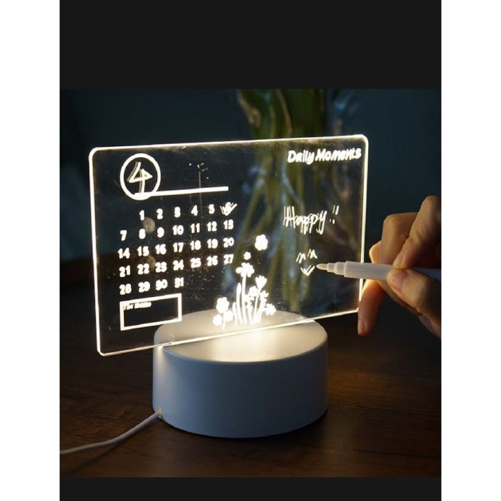 Creative LED Note Board Night Light Message Board | Daraz.com.bd