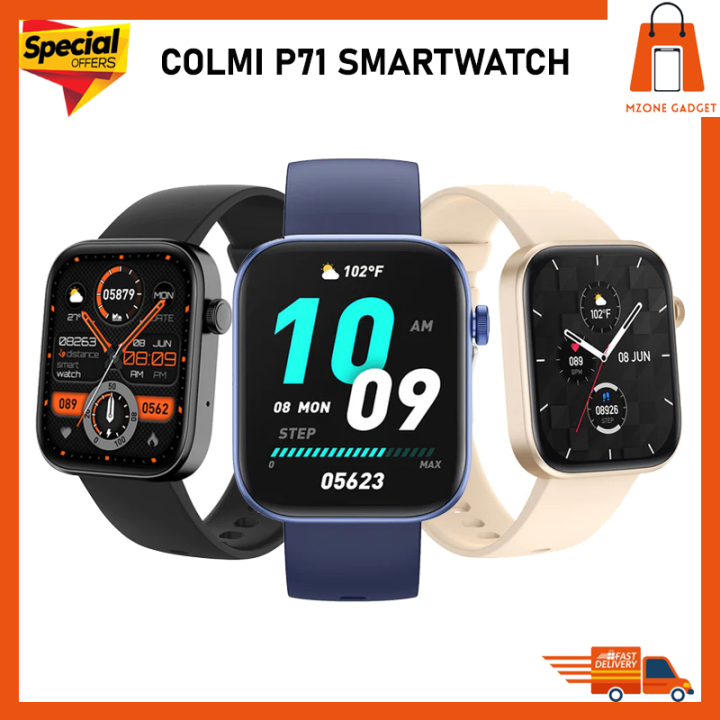 COLMI P71 smartwatch 1.9inches screen Voice Bluetooth Calling Smart ...