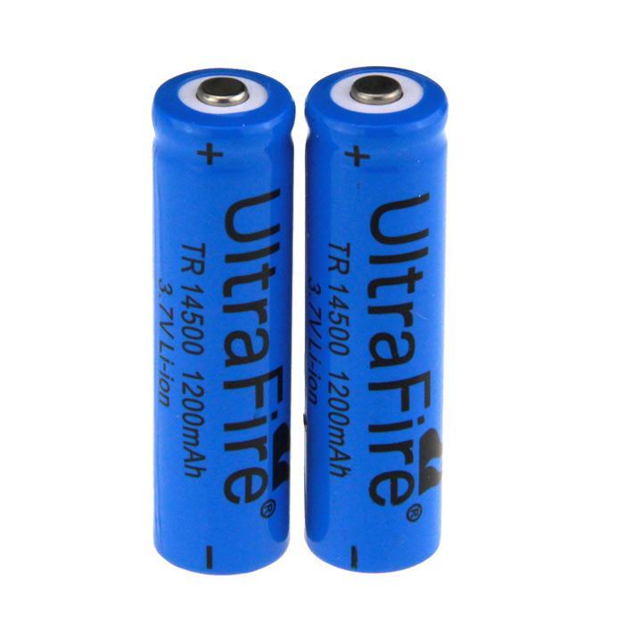 AA Size TR14500 0.51A 1500mAh Rechargeable Lithium Battery- 2pcs ...