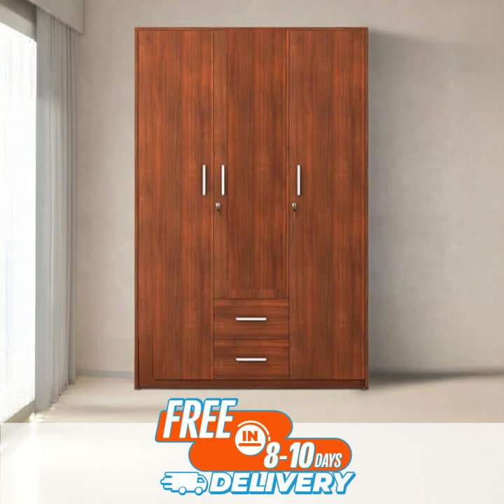 Cherry Color Partex MDF Laminated Board Almirah with 1 inner lock ...