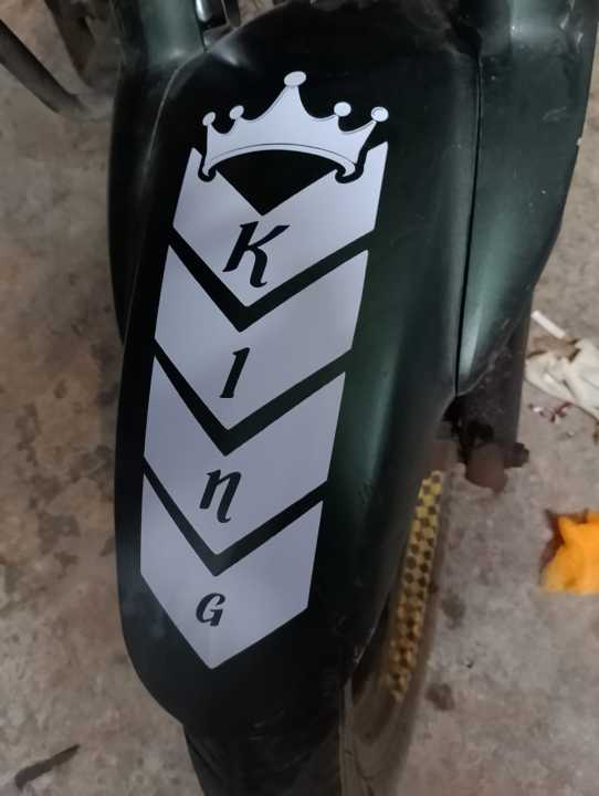 King Mudguard arrow sticker for bike | Daraz.com.bd
