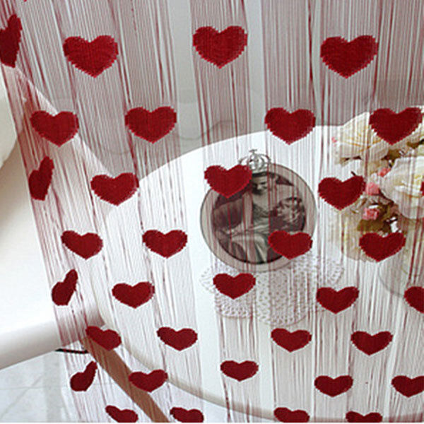 1mx2m Love Cord Curtain Decoration Curtain Wall Door (Symbol) | Daraz.pk