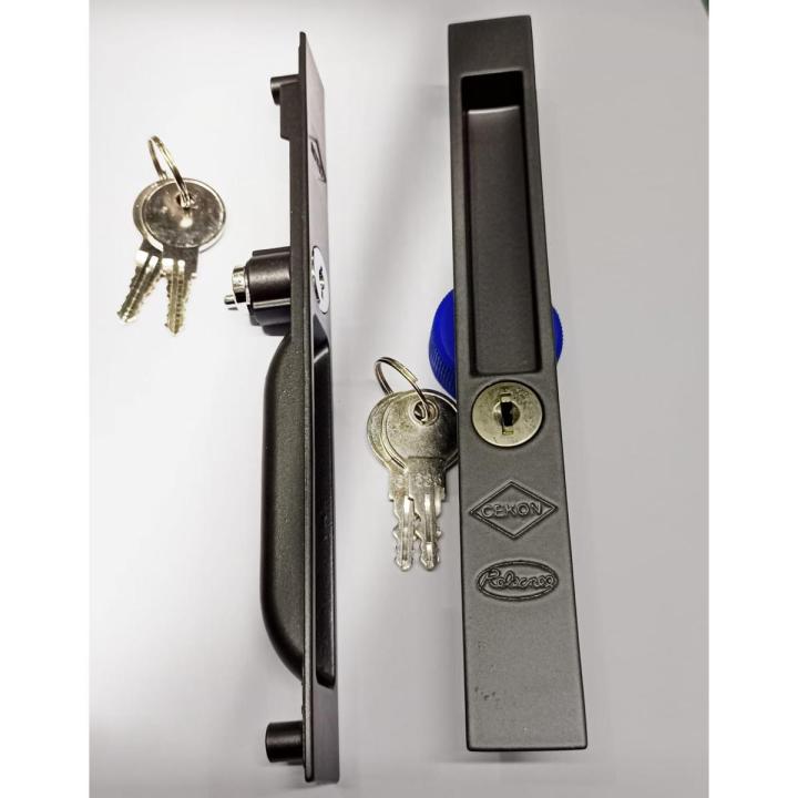 2 pcs Sliding window & door aluminium Sliding handle lock /black colour ...