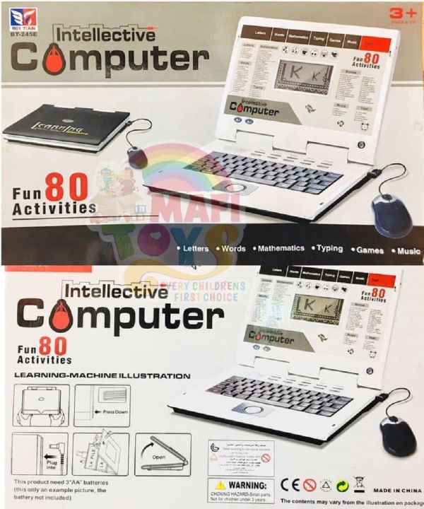 Kids 80 Functions Intellectual Laptop Kids Learning Laptop 65/20 ...
