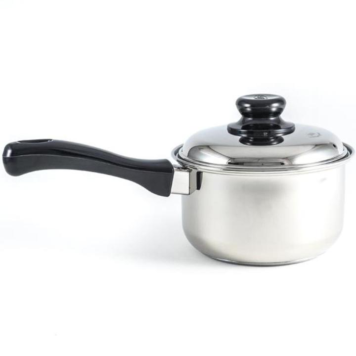 Stainless Steel Sauce Pan with SS Lid and Bakelite Handle 16CM 304 FOOD GRADE | Daraz.com.bd