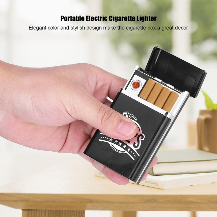 Portable Cigarette Box with Super Mini USB Rechargeable Electric ...