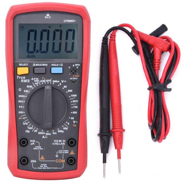 Multifunctional Multimeter UNI-T UT890D+ 6000 Digits Manual Range True ...