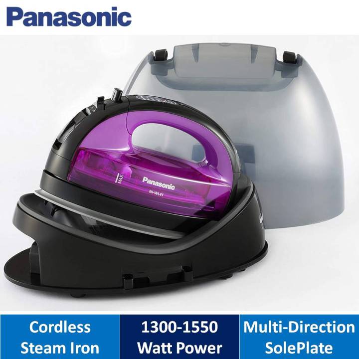 Panasonic NI-WL41 Cordless Steam Iron with Multi-Direction Soleplate ...