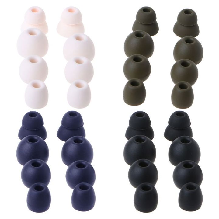 4 Pairs Silicone Earbuds Ear Tips In-Ear Earphone Soft Cover Cap ...