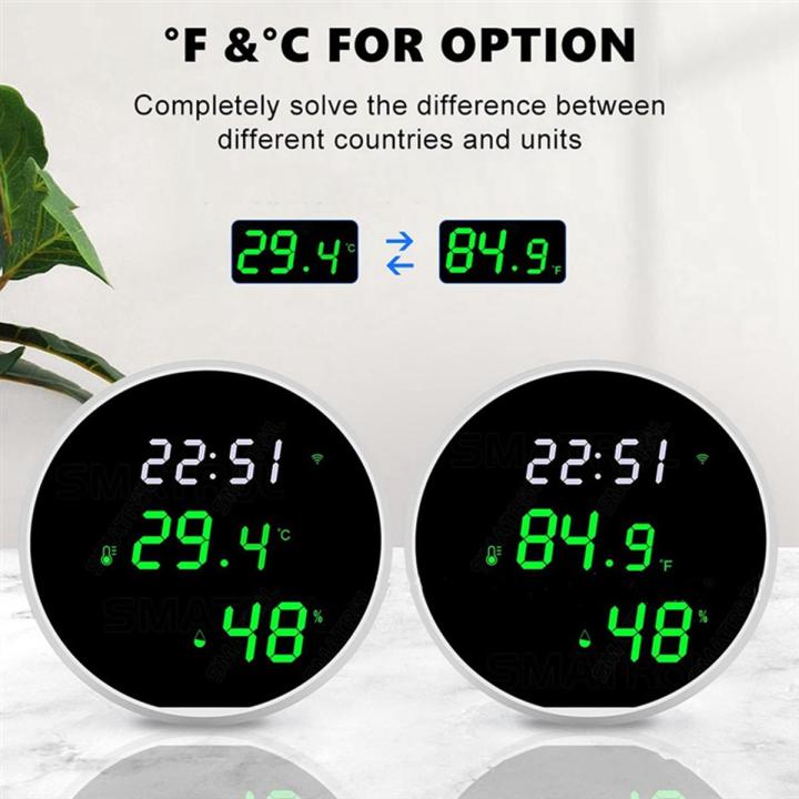 Temperature Humidity Monitor Smart Temperature Humidity Monitor with ...