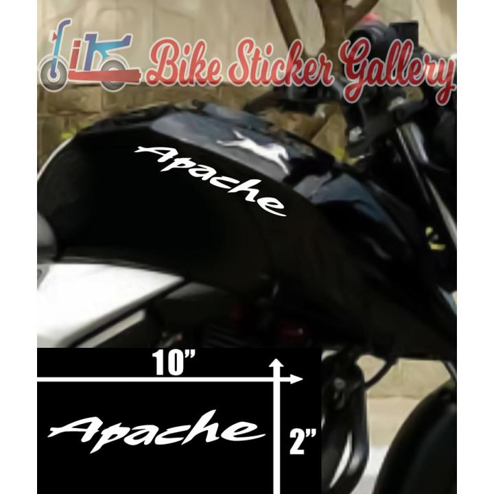 Bike Decal Sticker - Apache Branding logo ( Waterproof & Premium ...