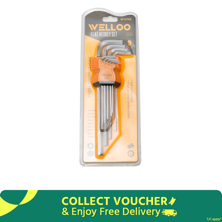 Allen L Wrench Hex Key 9 & Torx Keys Wrenches Hex Sets with Storage ...