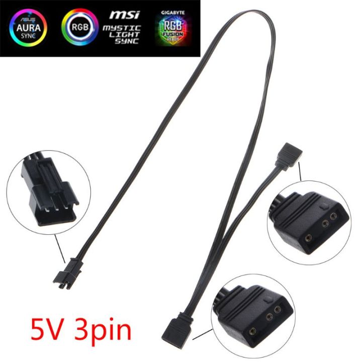 ARGB Control 5V 3Pin Extension Cable Adapter for AURA AS-US/MSI ...