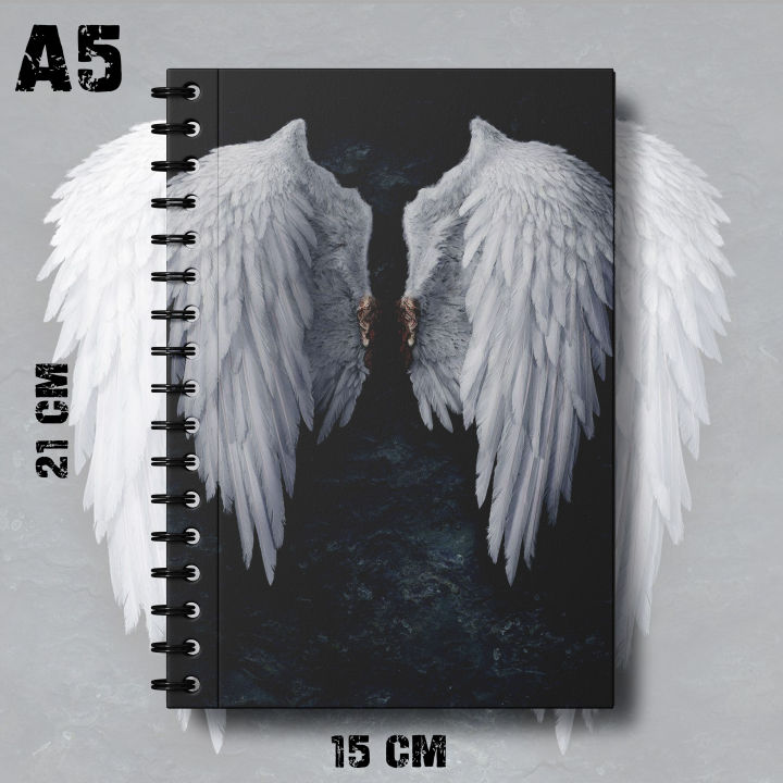 Notebook Devil Wings Dark Theme Writing Pad K328 K332 A5 | Daraz.com.bd