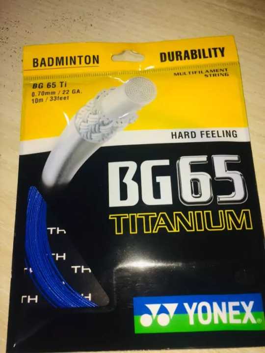 YONEX BG65 TITANIUM ORIGINAL BADMINTON String by Wide Heaven | Daraz.com.bd