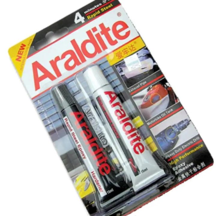 Araldite 4 Minutes Rapid Steel Epoxy Glue / Adhesive | Daraz.com.bd